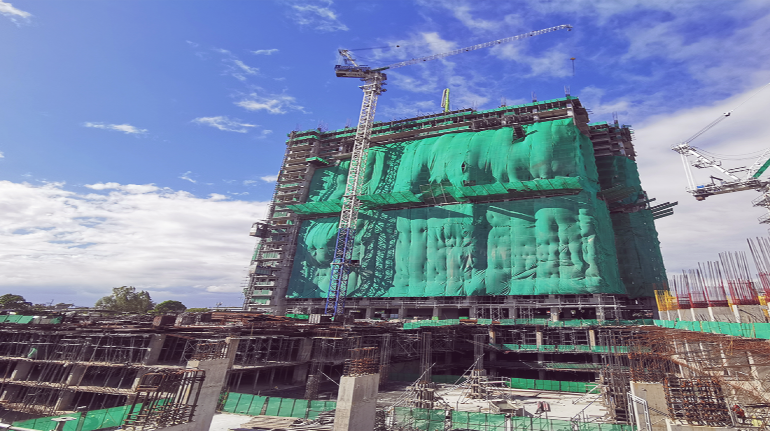 Construction of RLC and DMCI Homes' Las Piñas condo venture in full swing