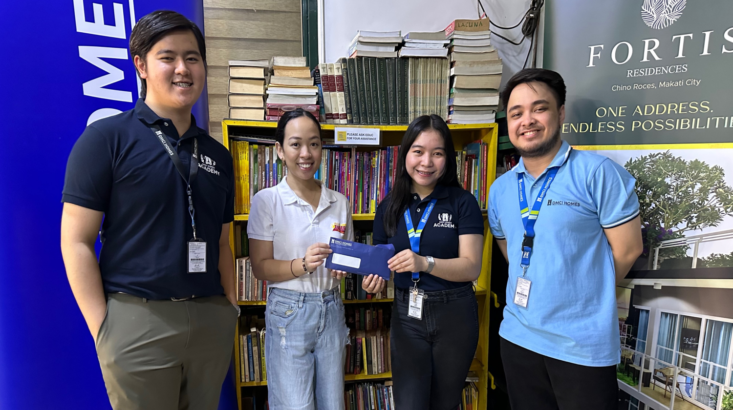 DMCI Homes employees help Brgy. Bangkal, Makati public schools